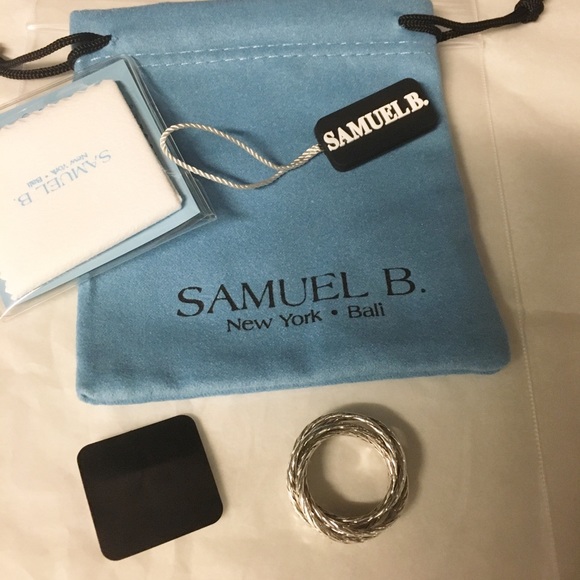 Samuel B. | Jewelry | Samuel B Jewelry Nwt Sterling Silver Braided Ring ...